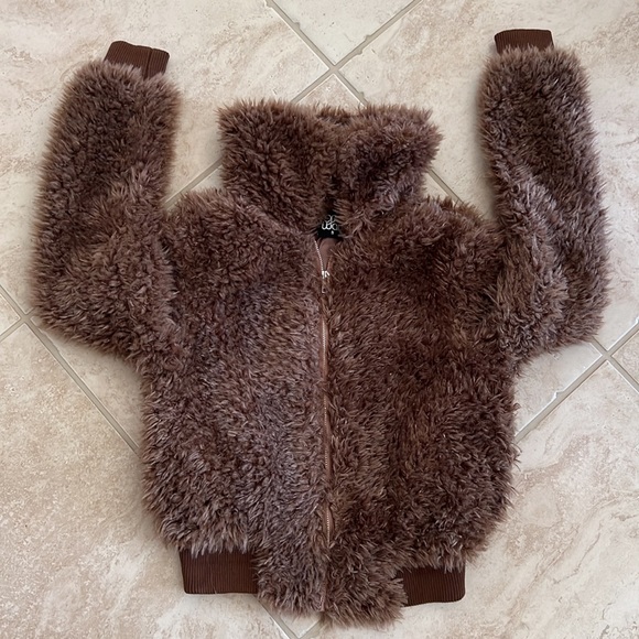 One Way | Jackets & Coats | One Way Brown Fur Jacket | Poshmark